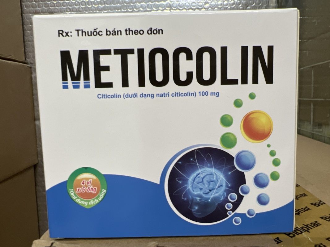 Metiocolin 100mg/10ml (4 vỉ x 5 ống) - Quầy 119- Cty Dược phẩm Hậu Phương